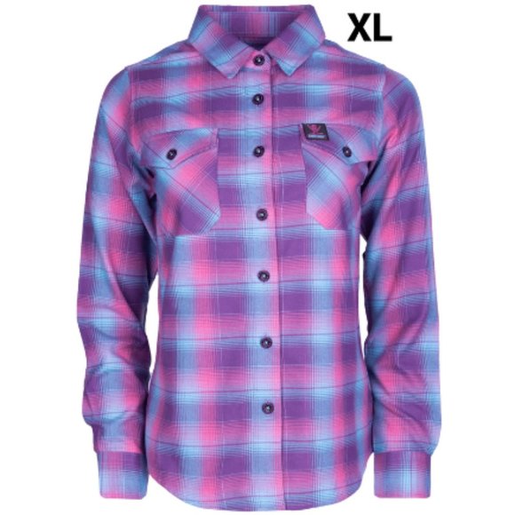 DIXXON | Tops | Dixxon X Shreddy Collab Shreddy V6 223 Flannel Shirt ...